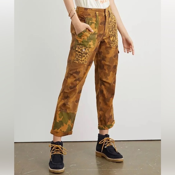Anthropologie | Pants & Jumpsuits | Anthropologie Wanderer Leopard ...